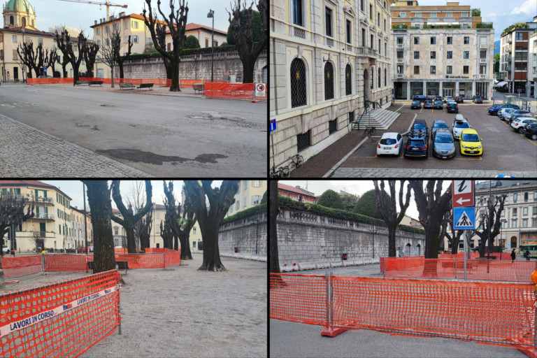 Piazza Roma, recinto installato: si torna ai parcheggi per residenti. E ...