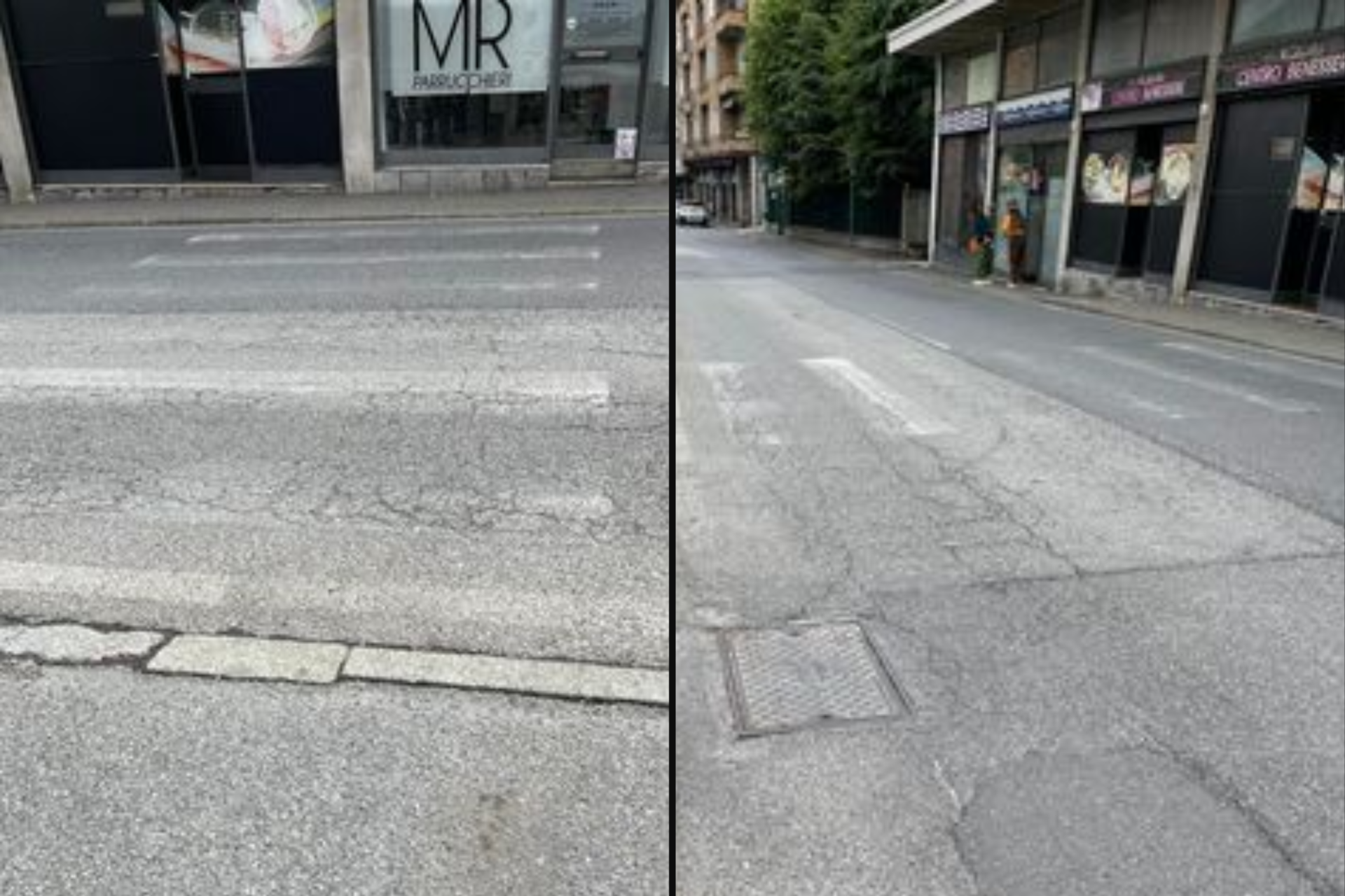 Via Brogeda, la segnalazione: "Strisce pedonali da tempo quasi ...