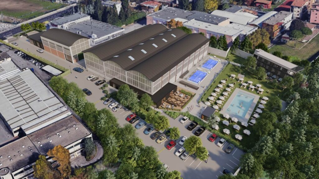 A Como ha aperto il primo Padel Resort d'Italia: 11 campi, piscina ...