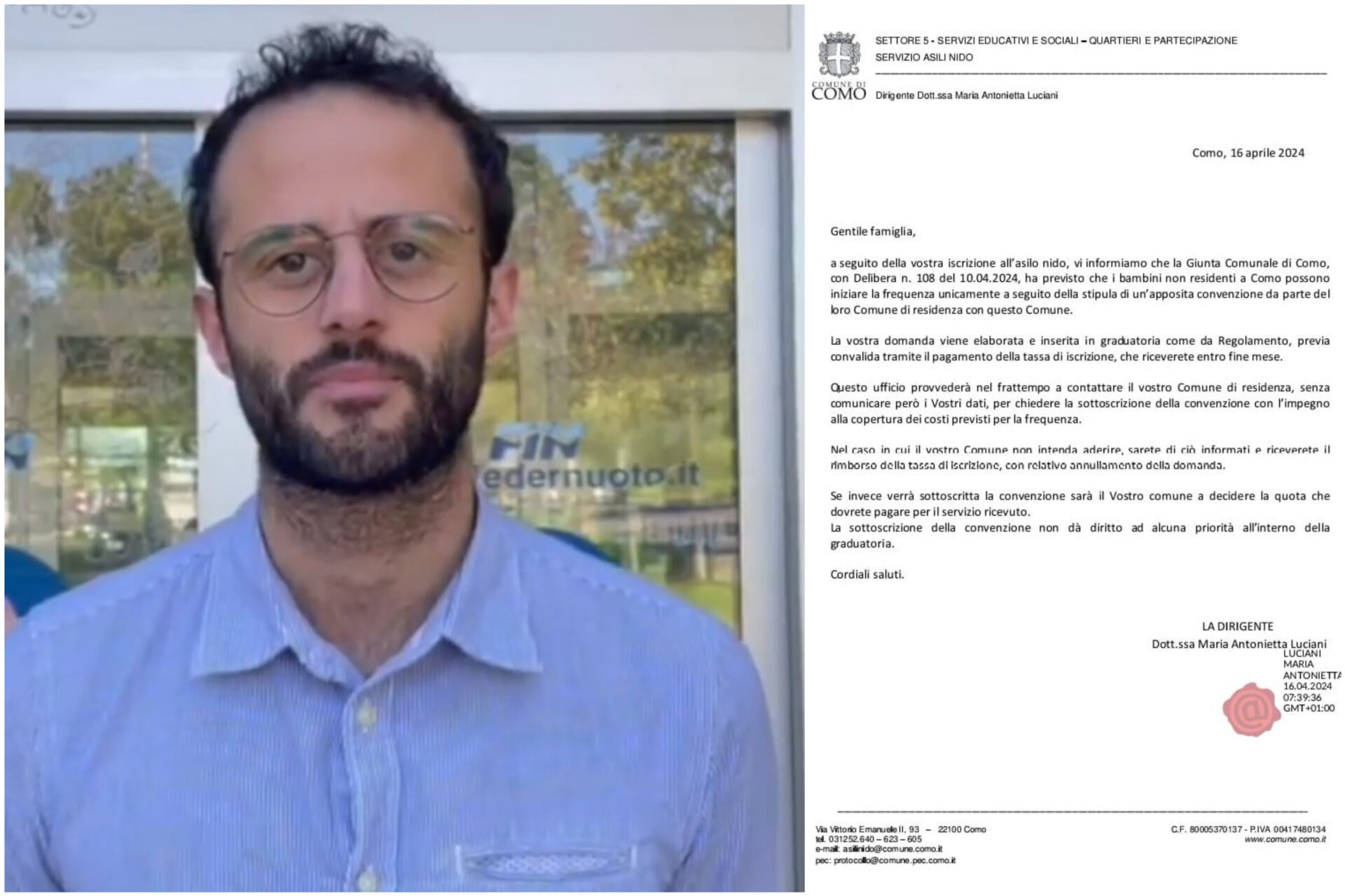 Vozella: "Nidi a 15mila euro per i bambini non residenti a Como, pura ...