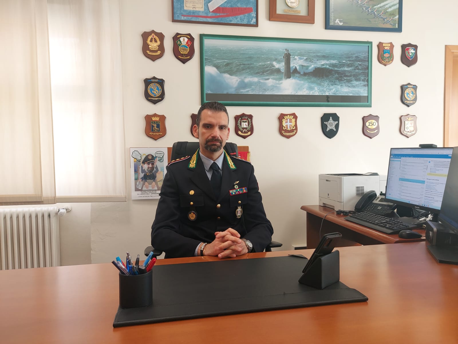 Le sfide di Aiello, comandante con quattro sindaci: "I turisti, le zone ...