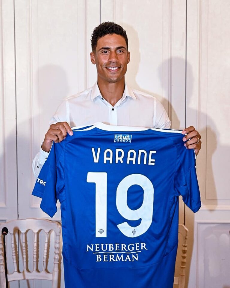 Como 1907, ecco Raphaël Varane: "Città bellissima, tifosi appassionati ...