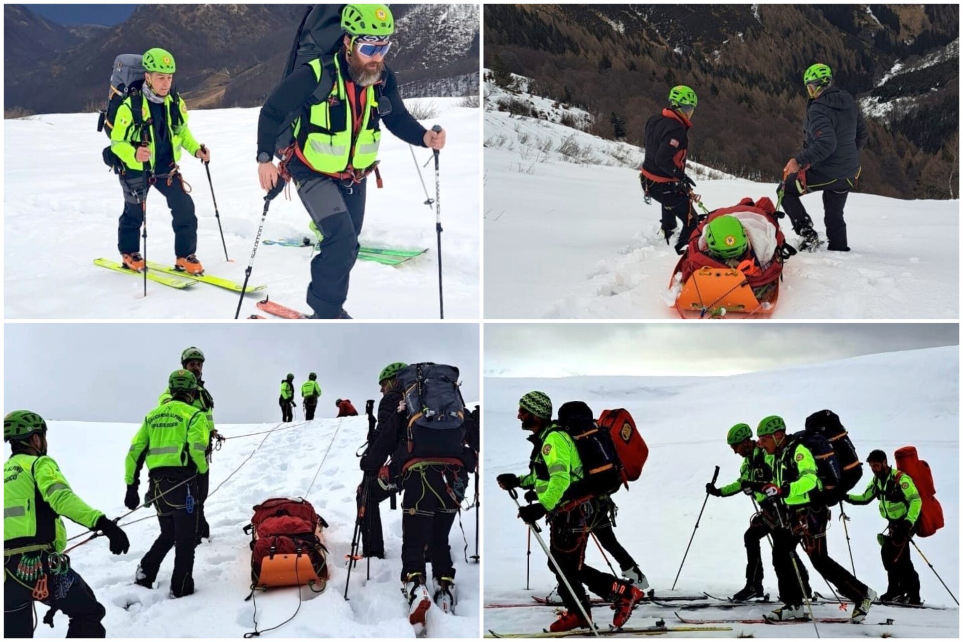 Dall'alba al tramonto nella neve a 2000 metri sopra i due laghi: le foto della maxi prova di ...