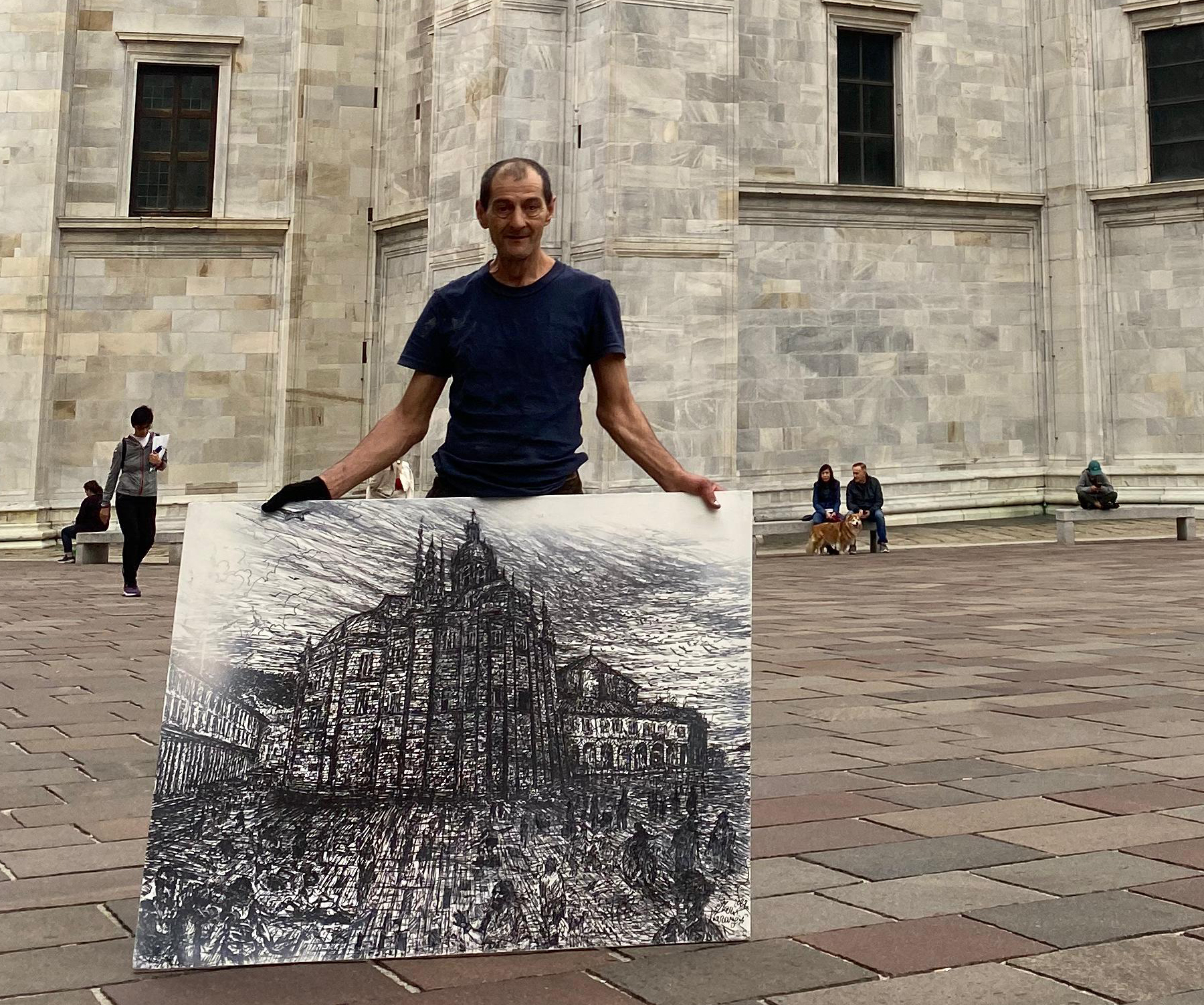 La morte di Mario Marangio, l'immenso abbraccio di Como al pittore ...