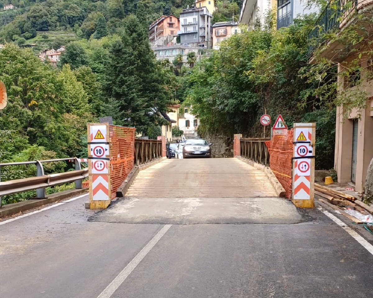Lago di Como, si smonta il ponte che ha salvato la Lariana: modifiche ...